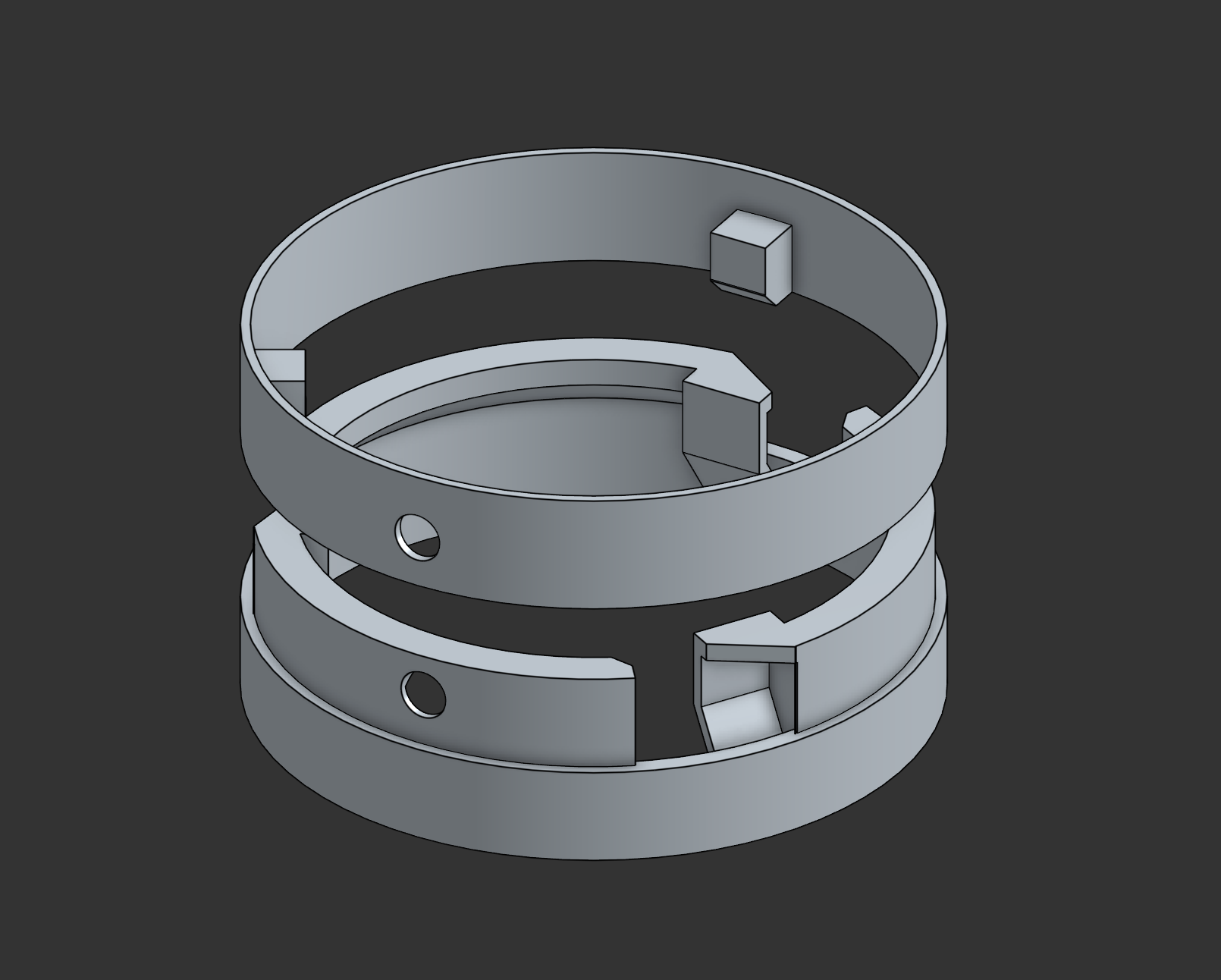 3D Printed Rocket Section Connector · Ben Jaynes